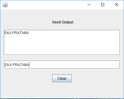 Latihan Java NetBeans - Eka Blog's