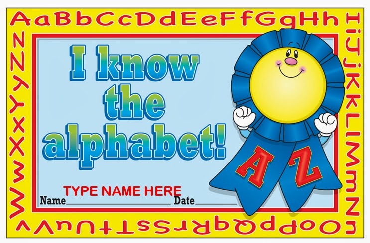 The Pinkest Teacher: Preschool Certificates