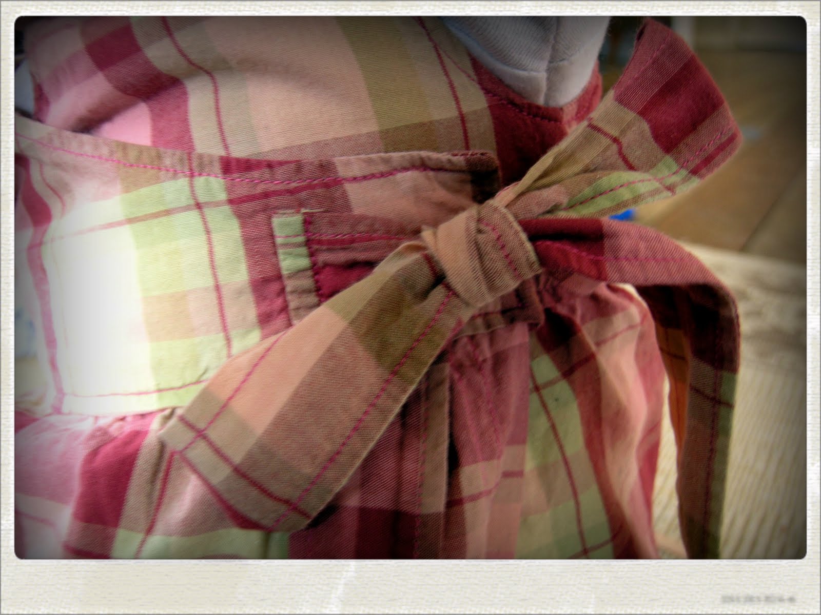 HOOTNZ: Snap Wrap Plaid Dress