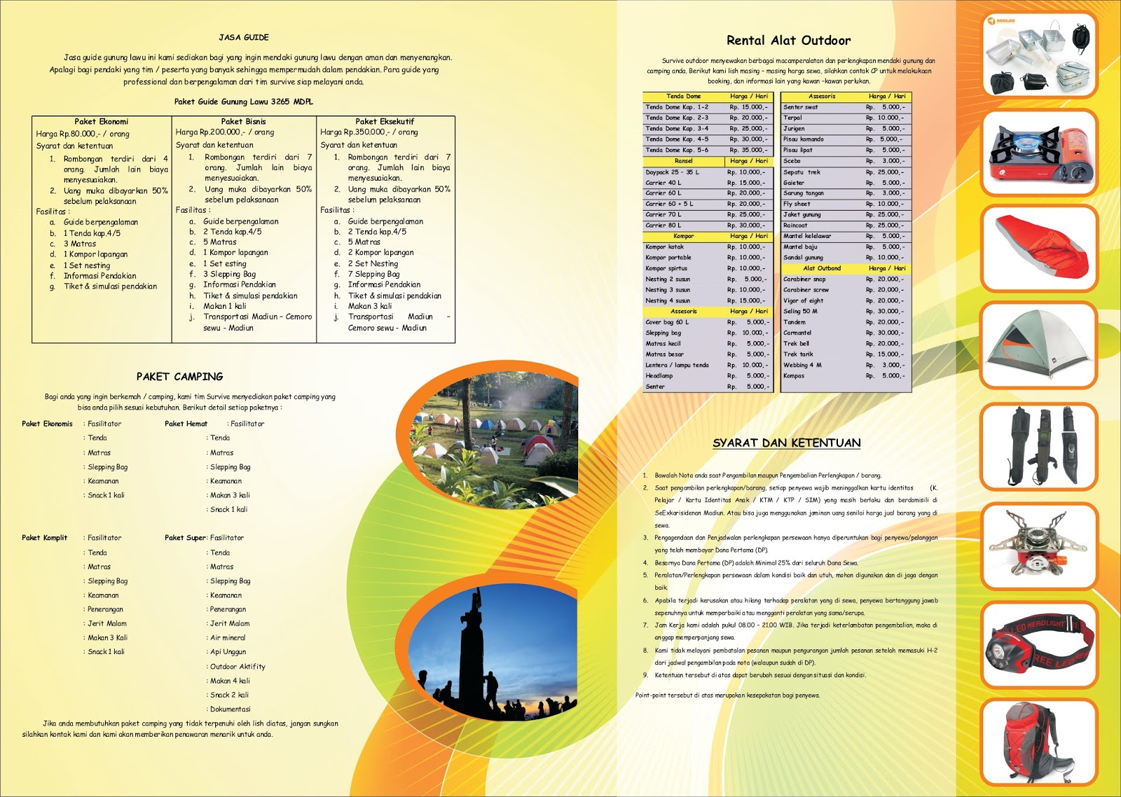 Rental Alat Outdoor Madiun | Outbound Madiun | Outdoor Madiun | Paket ...