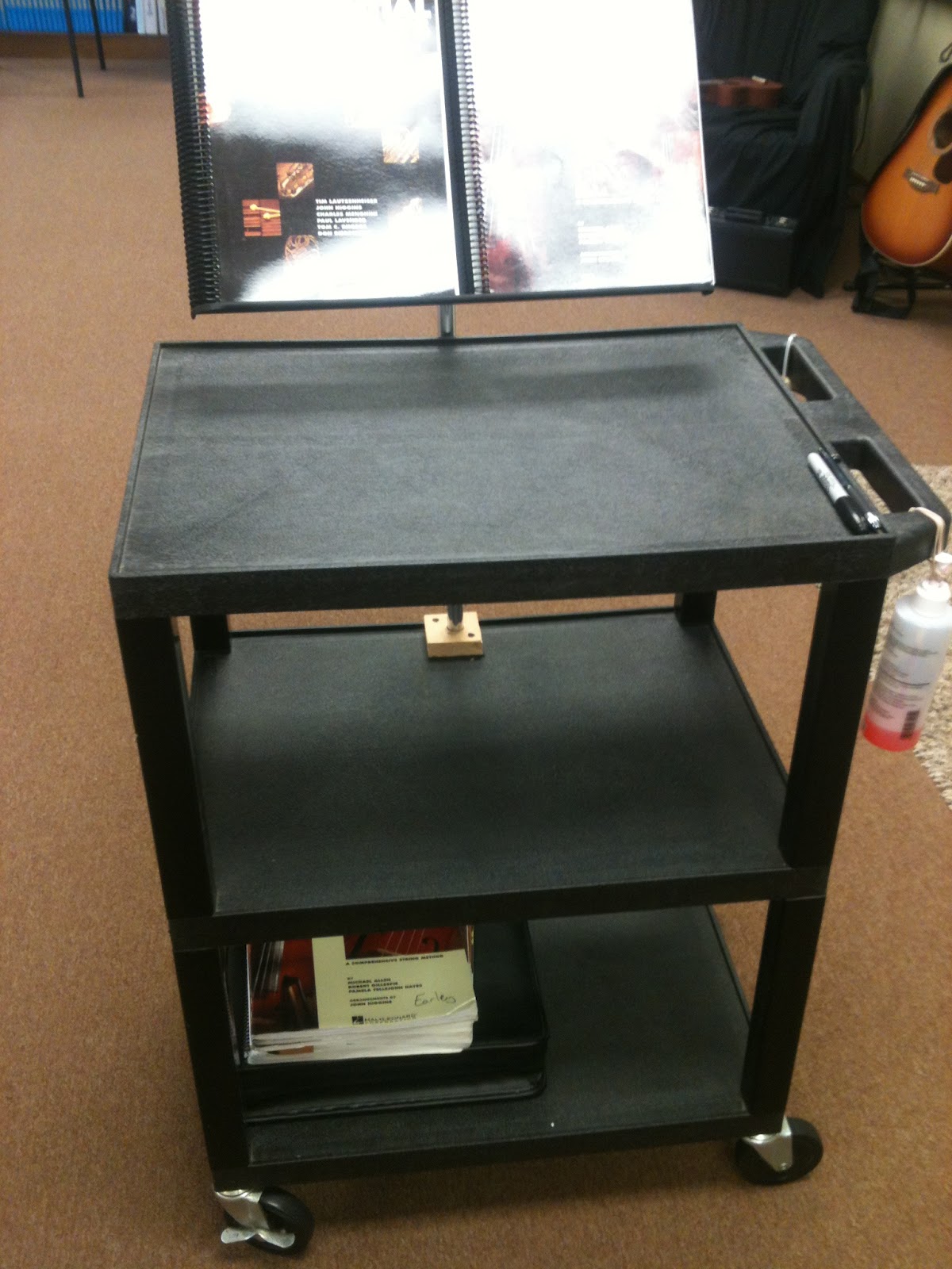 The Mobile Music Mansion: Hot Rod Music Cart