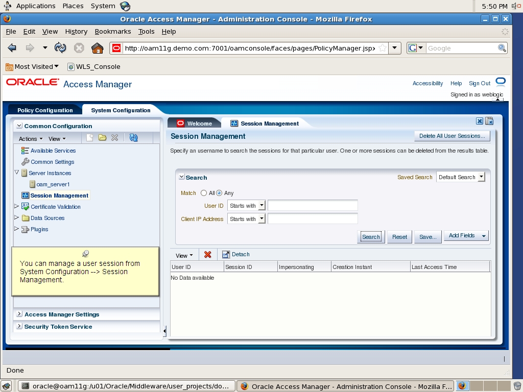 Oracle Access Management: How to configure OAM 11g Server and configure ...