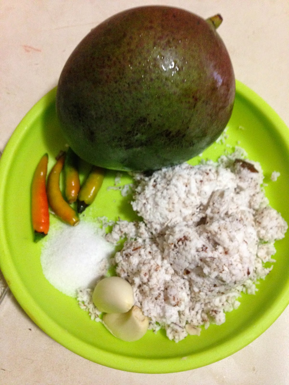 Su'sHealthyLiving: Ambuli ( Green Mango) Chutney