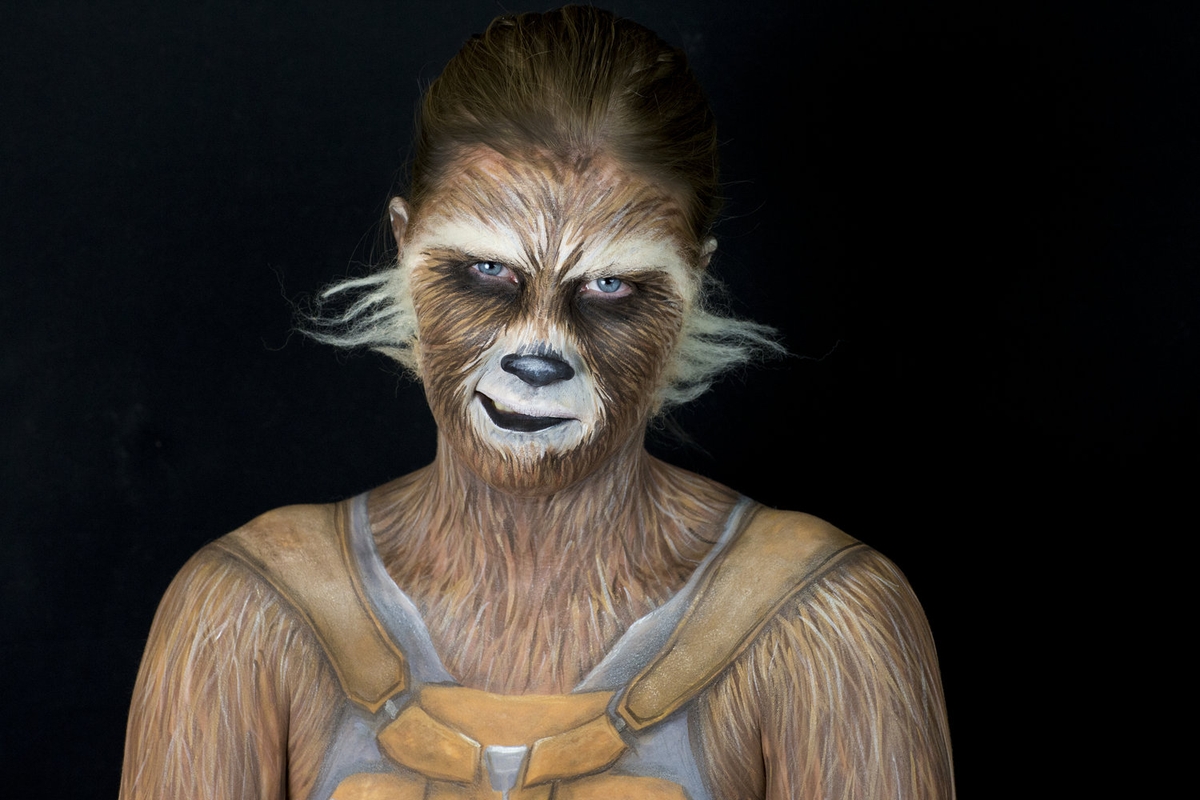 Rocket Raccoon Face Paint