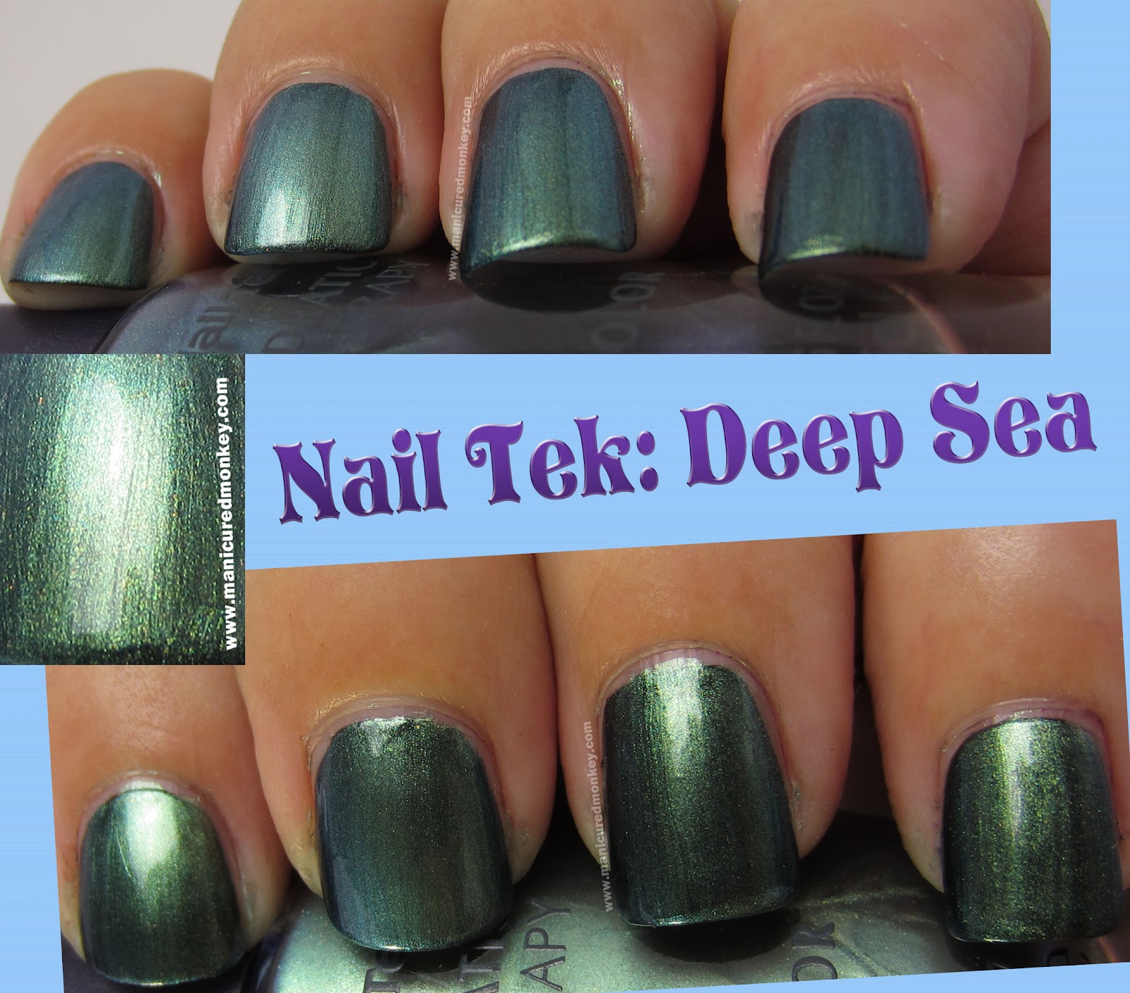 The Manicured Monkey: Nail Tek: Deep Sea