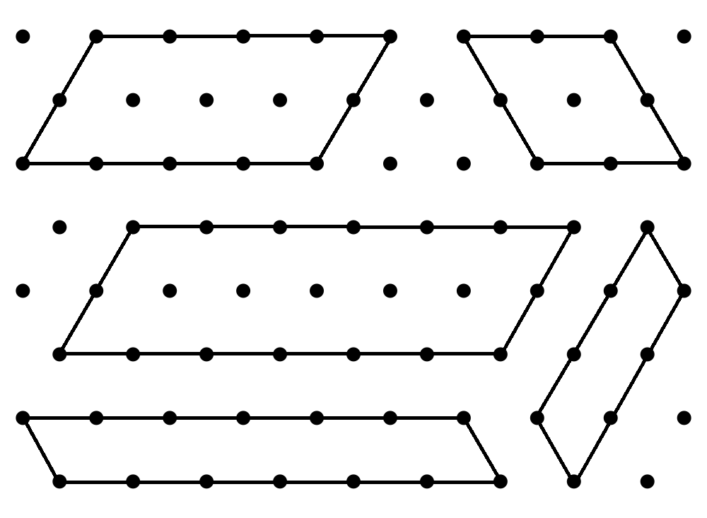 MEDIAN Don Steward mathematics teaching: isometric shape areas