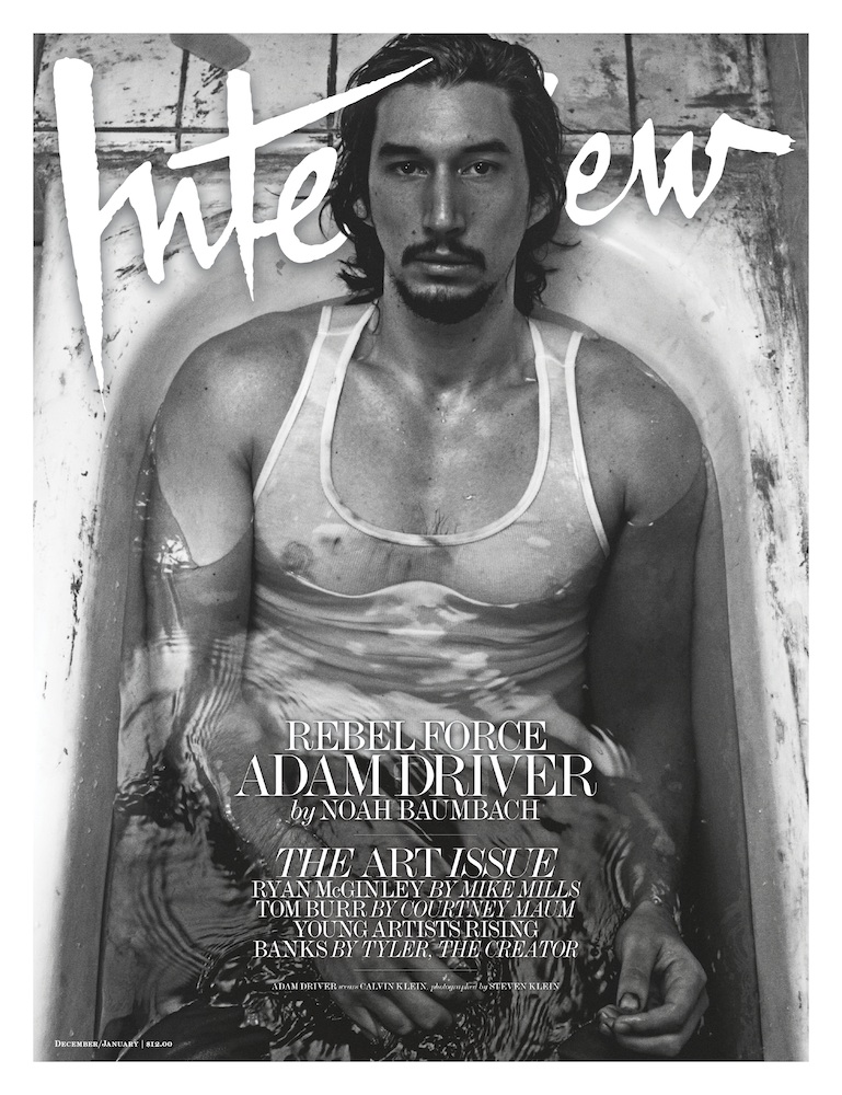 Adam Driver para Interview Magazine por Steven Klein