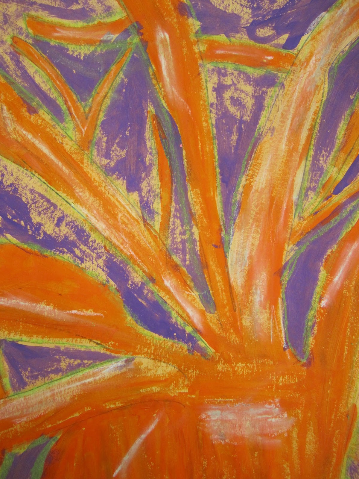 Think Create Art: Positive and Negative Space Tree Branches