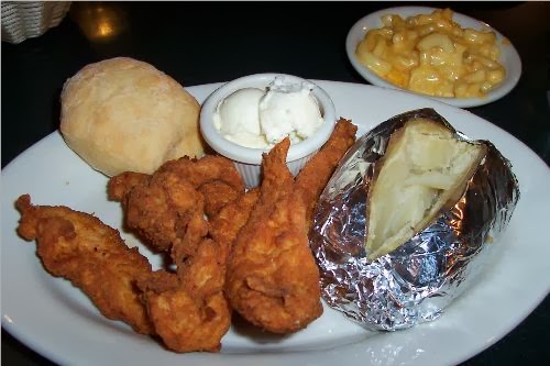 Grassy Knoll Institute: Apple Barn Restaurant - Chicken Strip Dinner ...