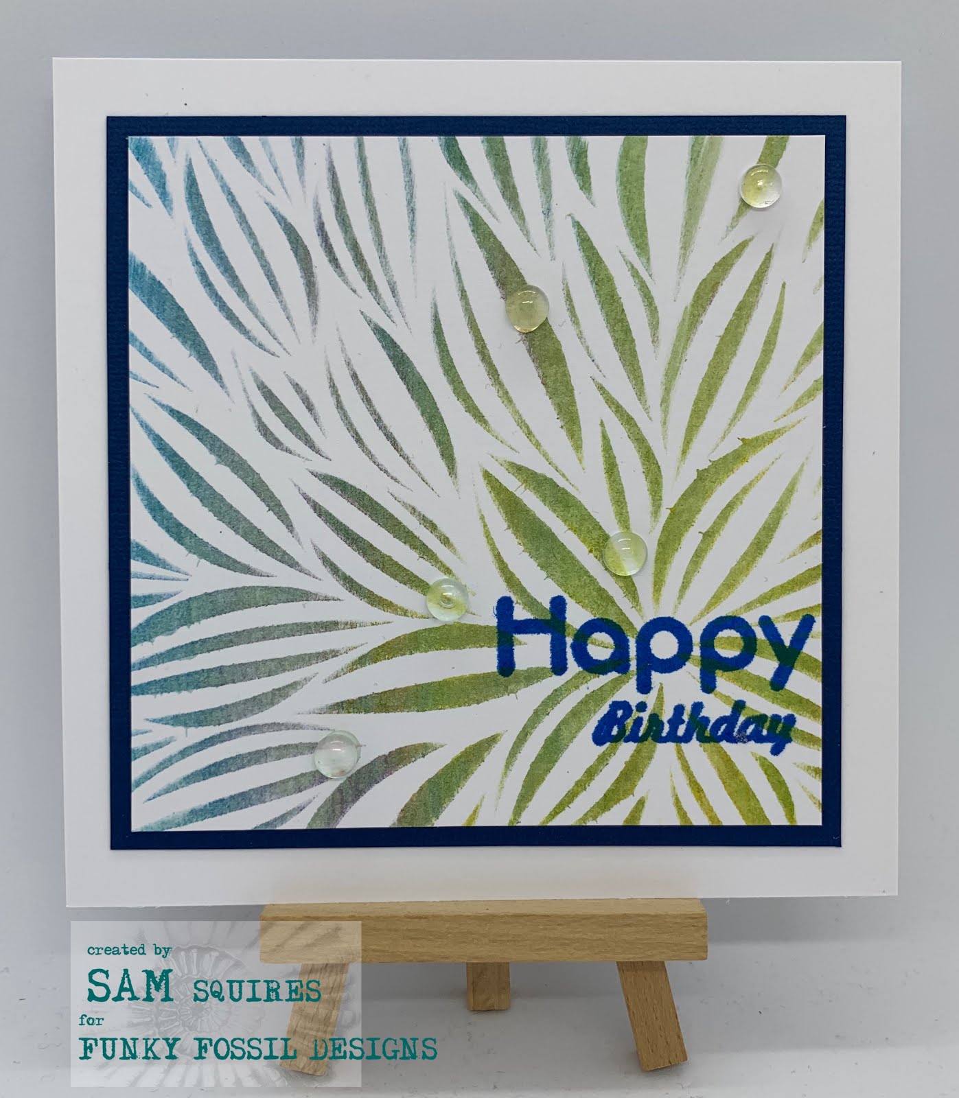 A Crafting Niche: Funky Fossil Designs New Stamp Preview - Happy Words