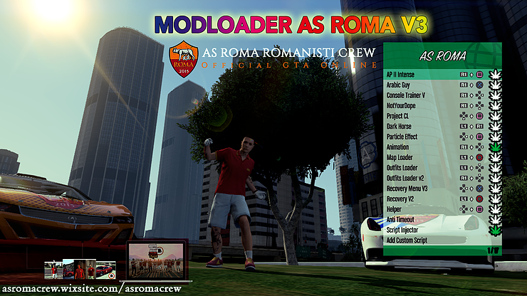 MODLOADER AS ROMA V3 - AS ROMA CREW OFFICIAL GTA ONLINE