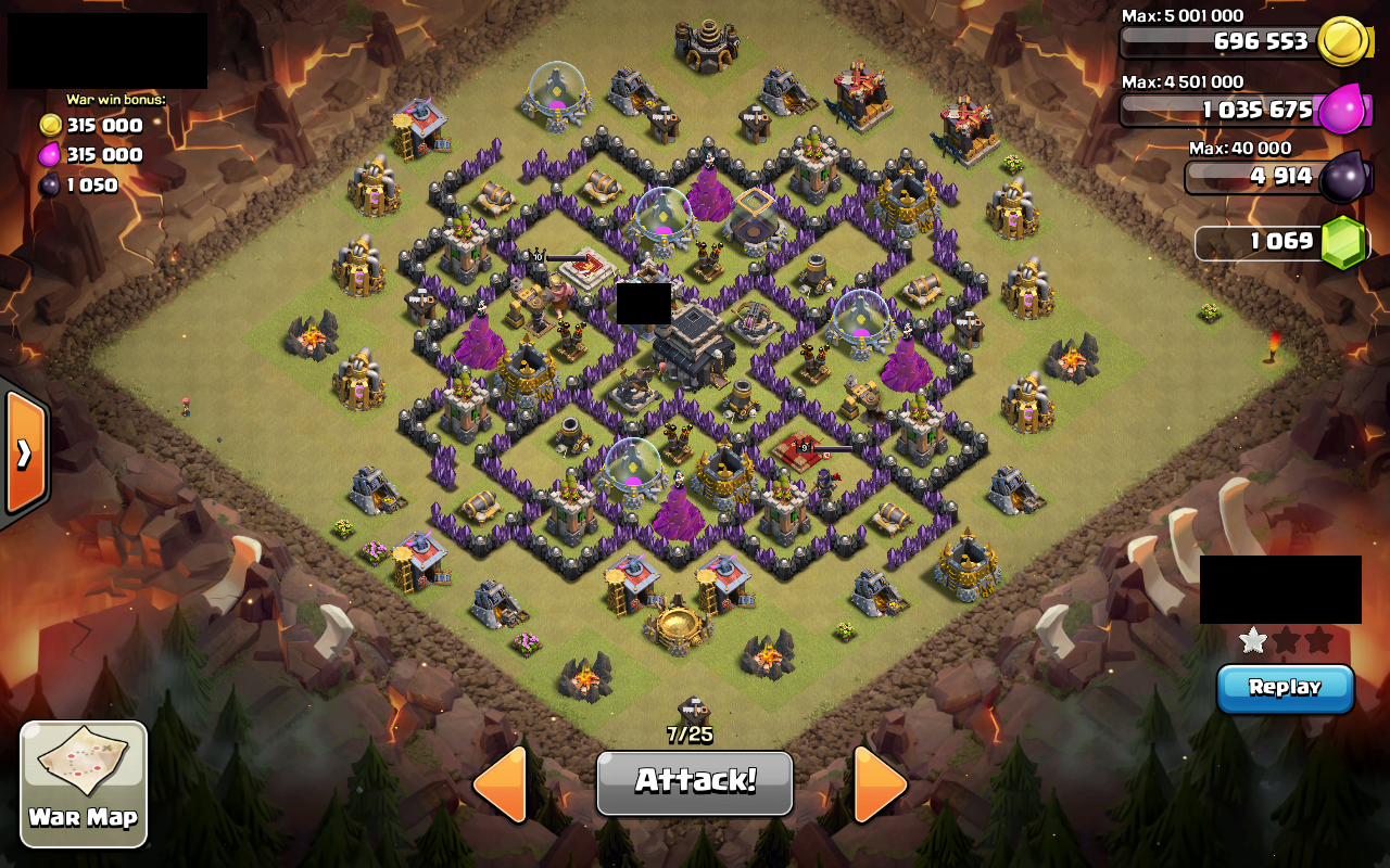 COC BASE 99: TH 9 War Base 16