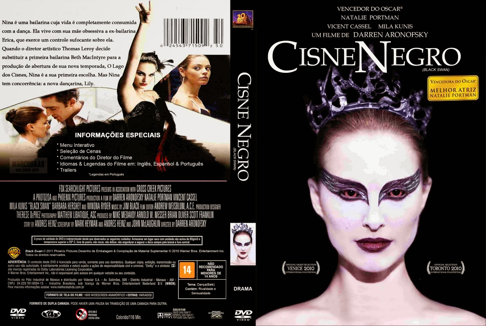 Capa do Filme - Cisne Negro ~ Sam Capes