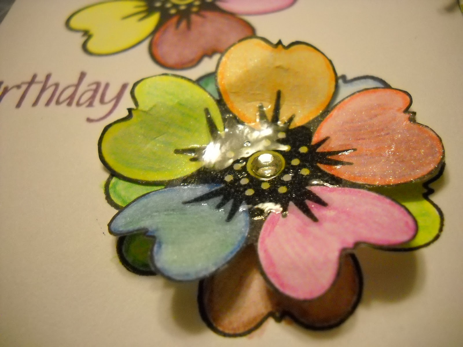 Lisa's Creative Niche: Colorful Card