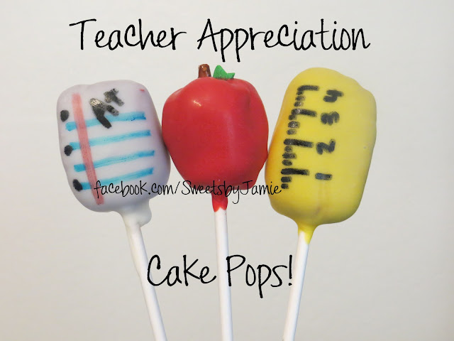 Momma's Playground: Teacher Appreciation Cake Pops!