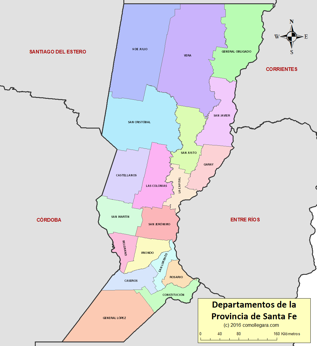 Departamentos de Santa Fe