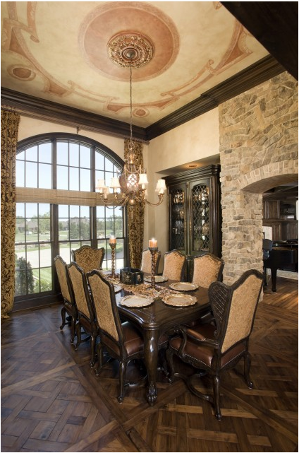 Key Interiors by Shinay: Old World Dining Room Design Ideas