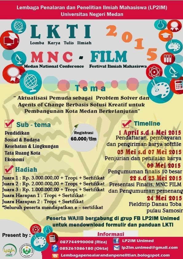 Pedoman Lomba Karya Tulis Ilmiah (LKTI) dan Lomba Poster MNC - FILM 2015