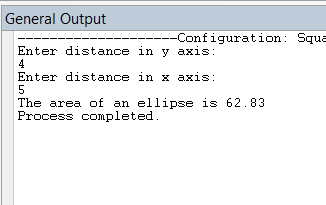 JAVA ELLIPSE AREA: Solve for the Area of Ellipse | Emoblazz