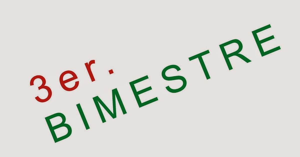3 BIMESTRE!!!!