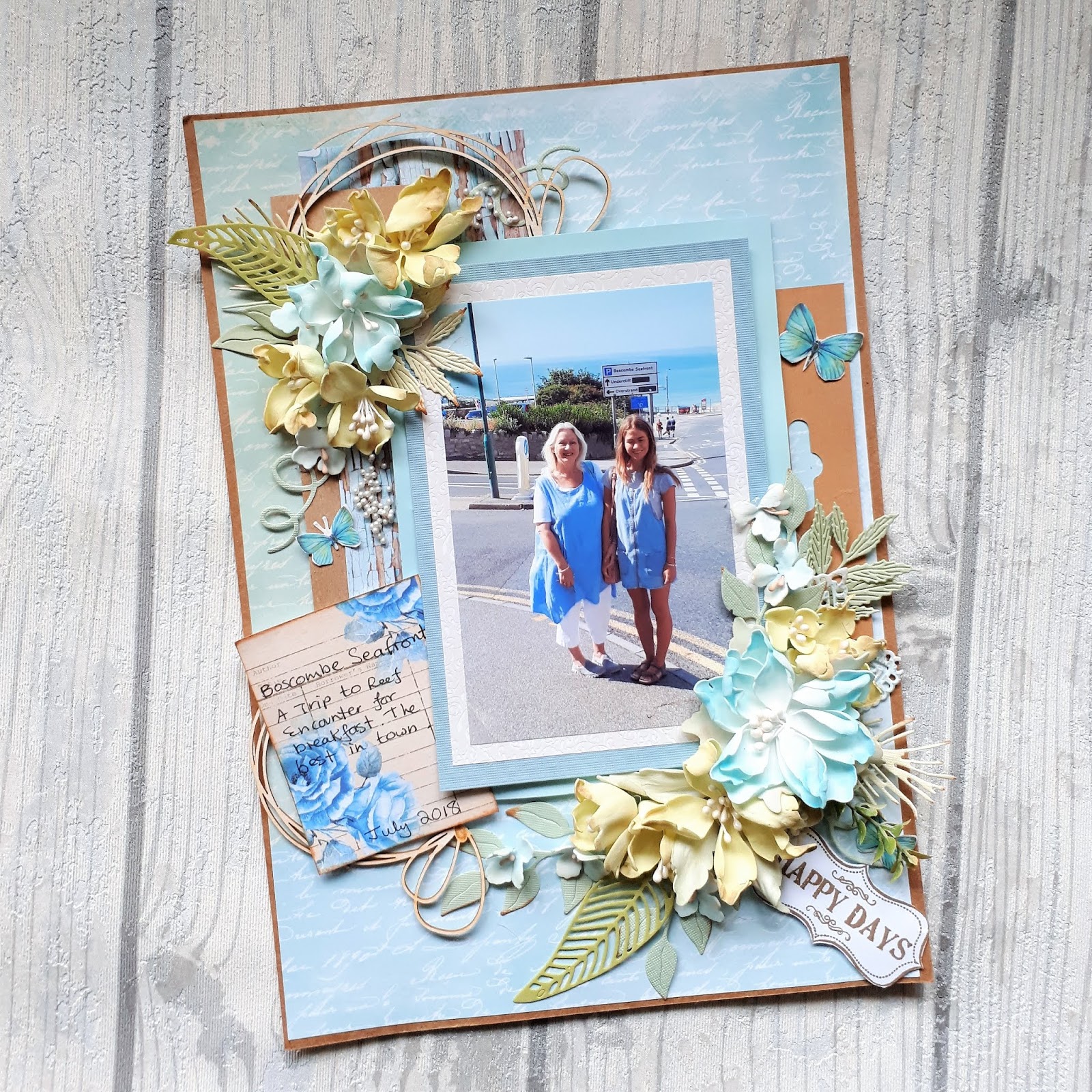 CraftyEnjoyments A4 Scrapbook Layout CraftyEnjoyments A4 Scrapbook Layout