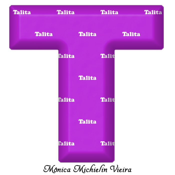 M. Michielin Alphabets: LETRA T EM PNG, COM TEXTURA DE ALGUNS NOMES DE ...