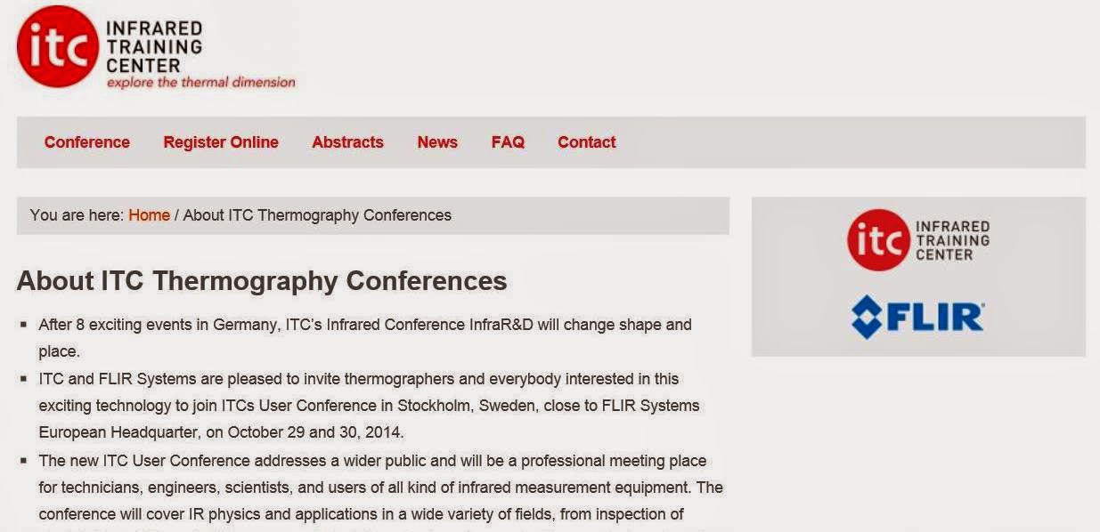 BlogCatim: ITC - Infrared Training Center, Conferência. 29 e 30 de ...