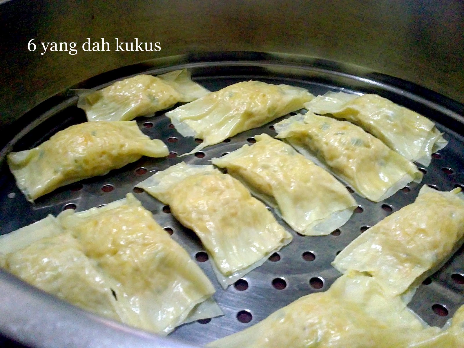 6. Kukus selama 25 minit atau sampai masak.