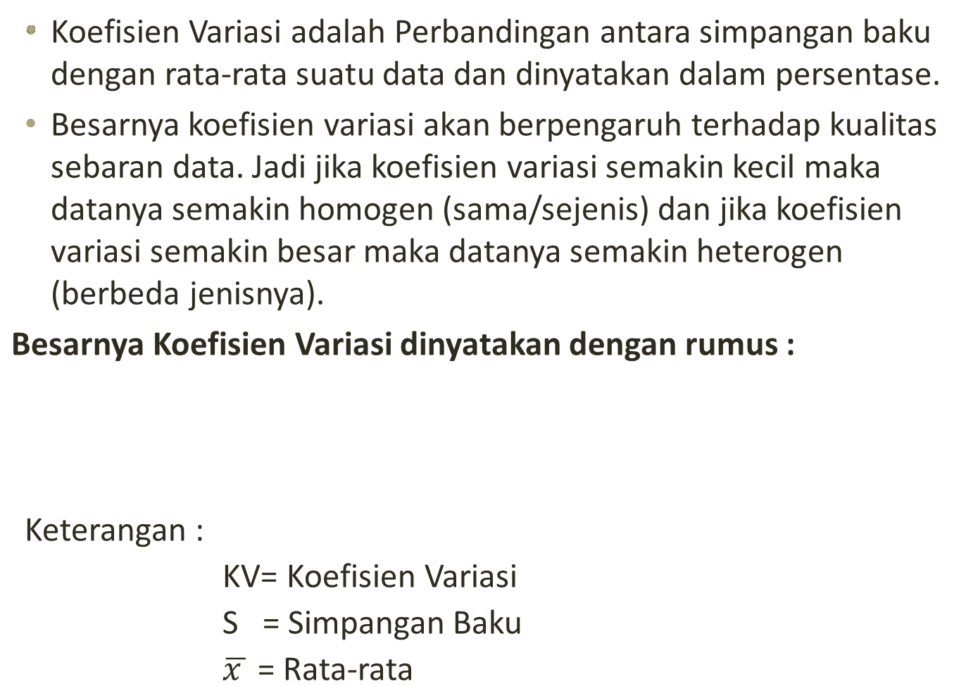 Tema: Koefisien Variasi dan Zscore