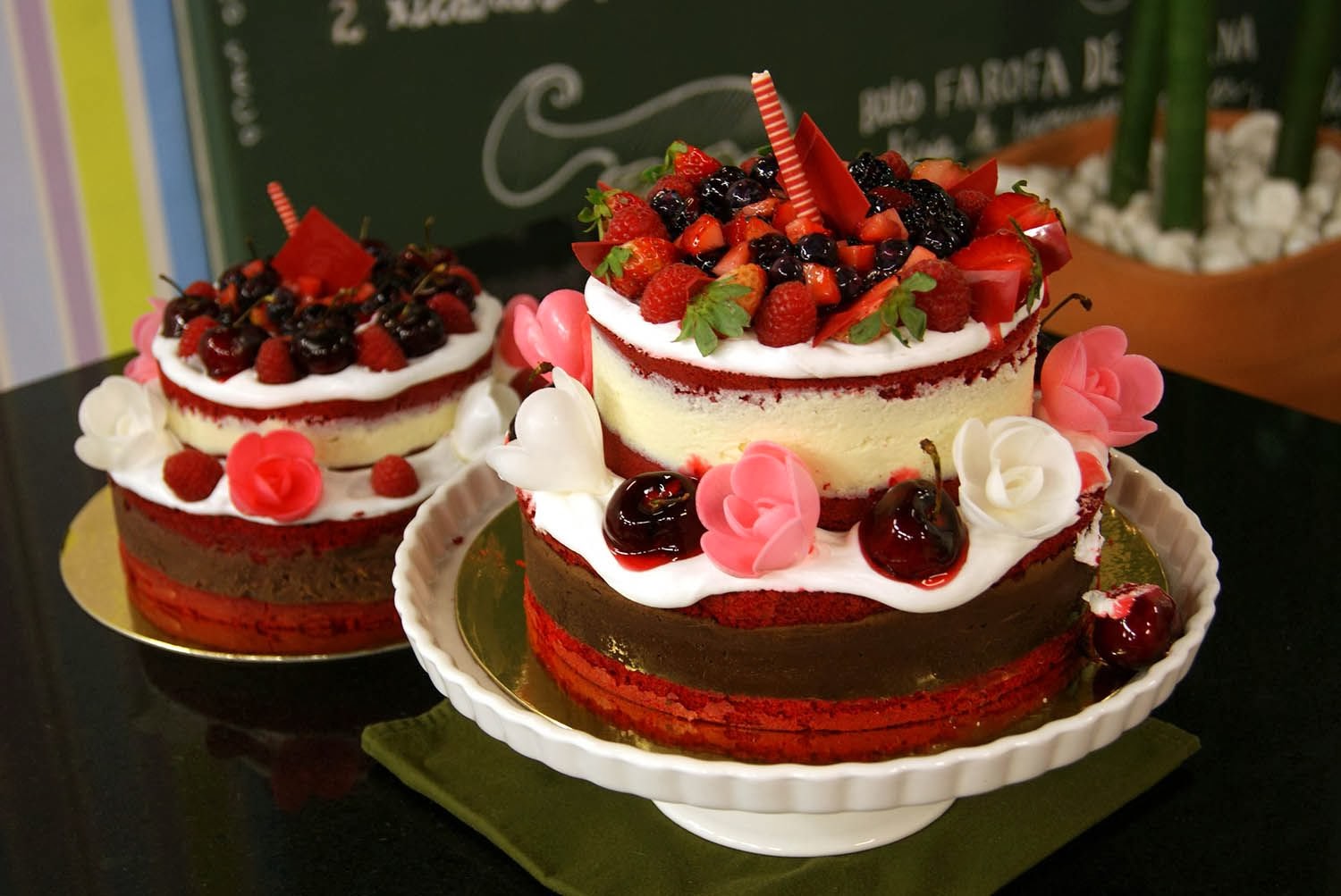 Repaginando receitas de grandes mestres da TV: Bolo Veludo Vermelho de ...