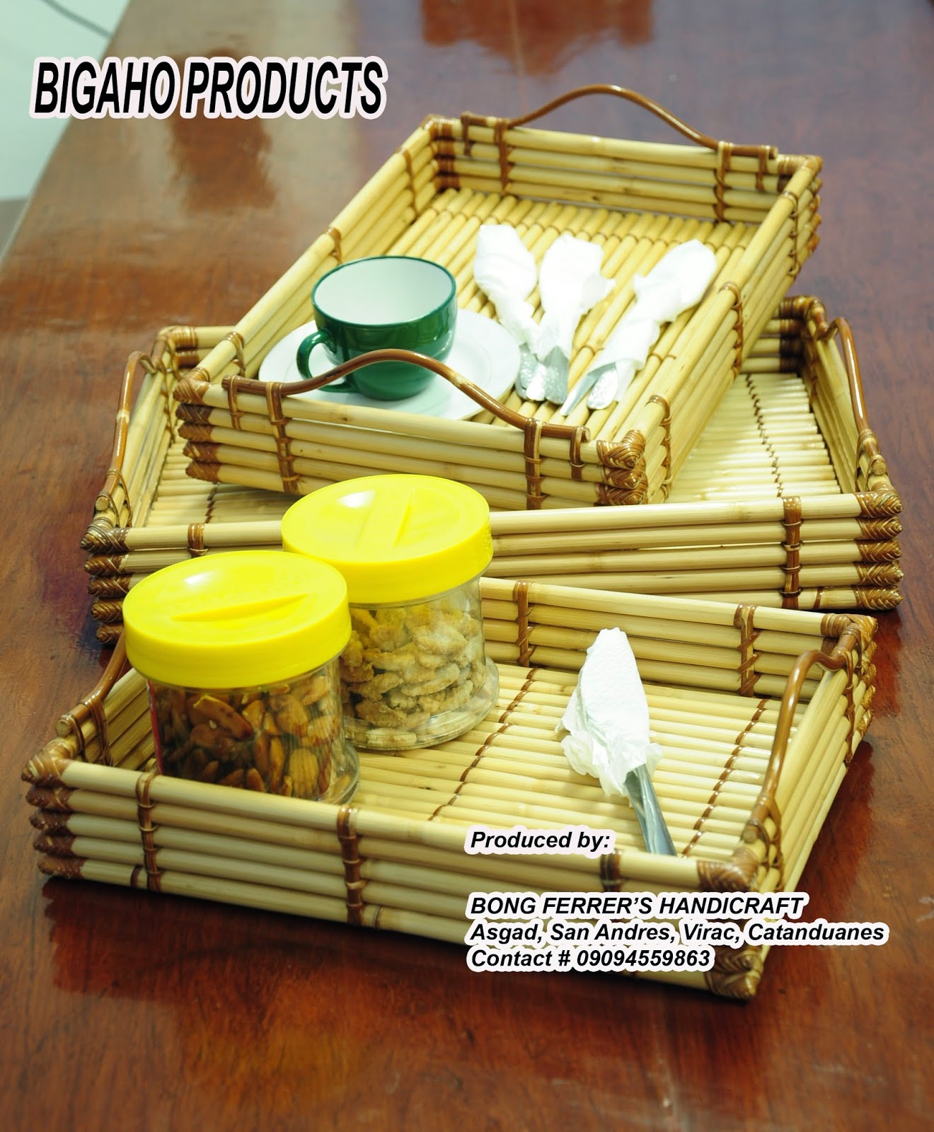 DTI CARP BIKOL Products: Novelty rattan crafts, Bigaho tray & Rattan ...