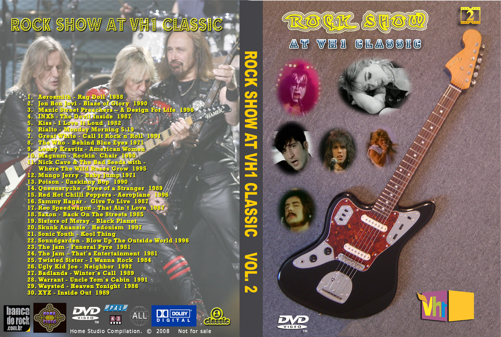 BANCA DO ROCK Rock Concert DVD: 3008 - DVD - ROCK SHOW CLASSIC - BOOTLEG