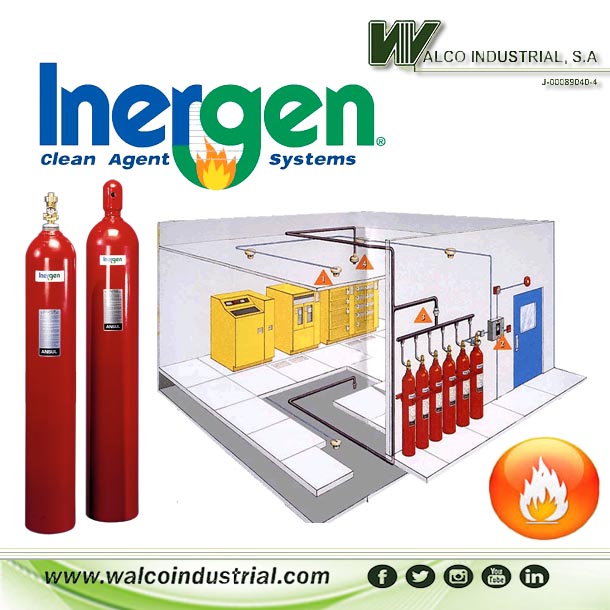 Walco Industrial: Sistema de agente limpio INERGEN