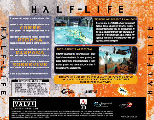 Half-Life PC CD (Sierra, 1998) - El condensador de fluzo