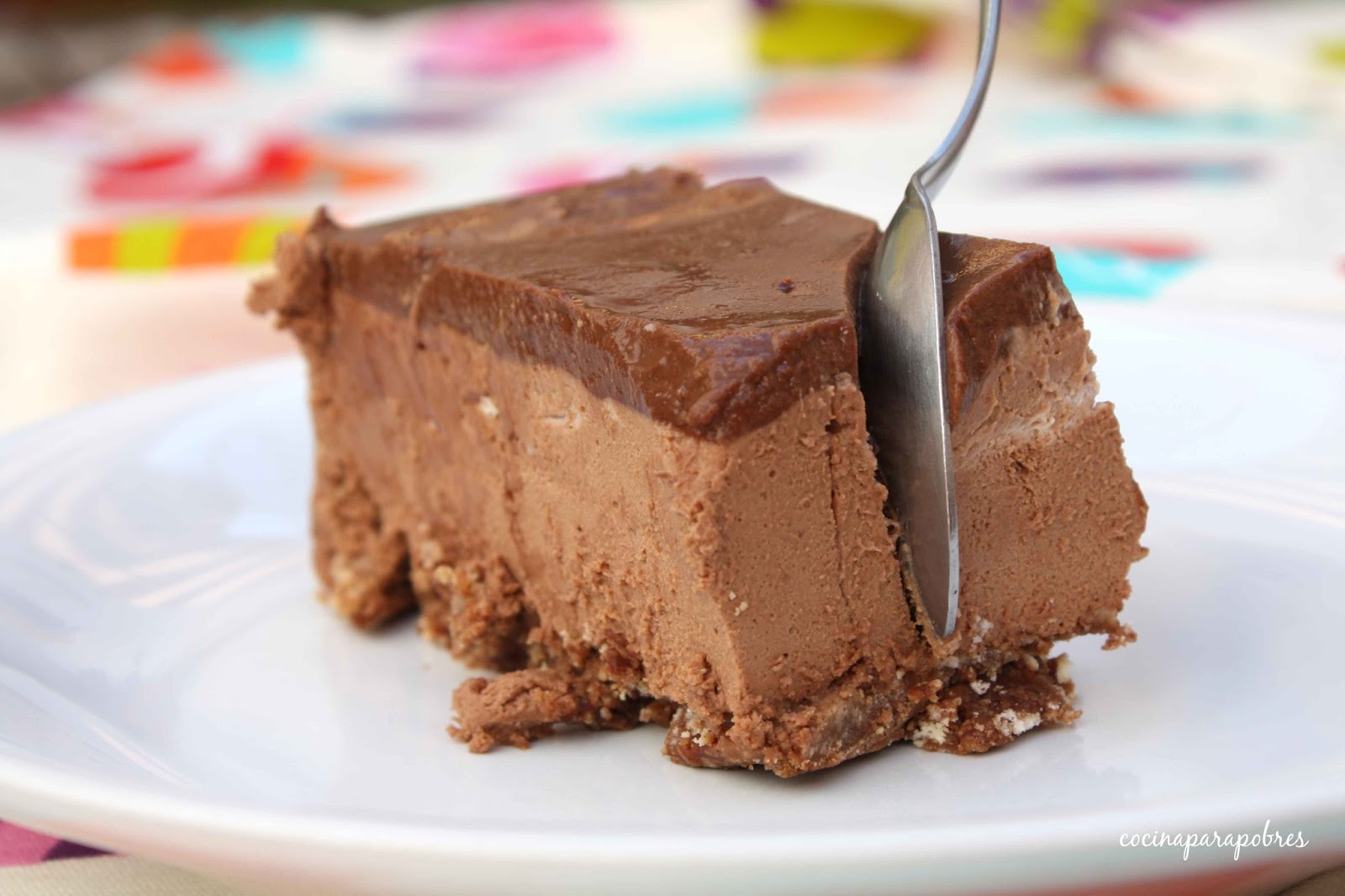 Tarta mousse de chocolate