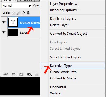 Efek Api Pada Teks dengan Adobe Photoshop | Kumpulan Anak Kreatif