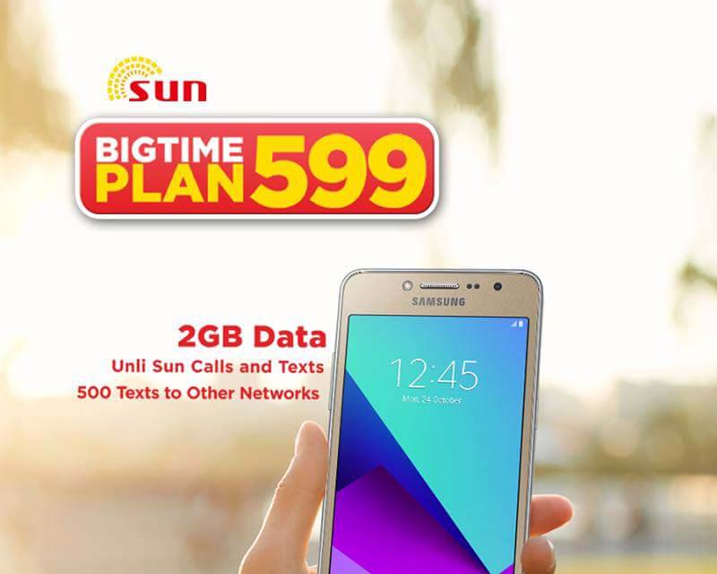 Sun Postpaid Plan 599 - free Samsung Galaxy J2 Prime, J5 and LG K7 ...