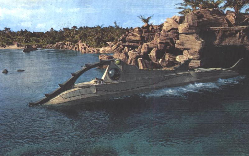 My Favorite Disney Postcards: Disney Submarine Ride: 20,000 Leagues