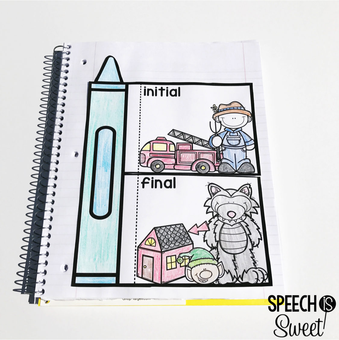 School Themed Articulation Notebooks! - Speech is Sweet