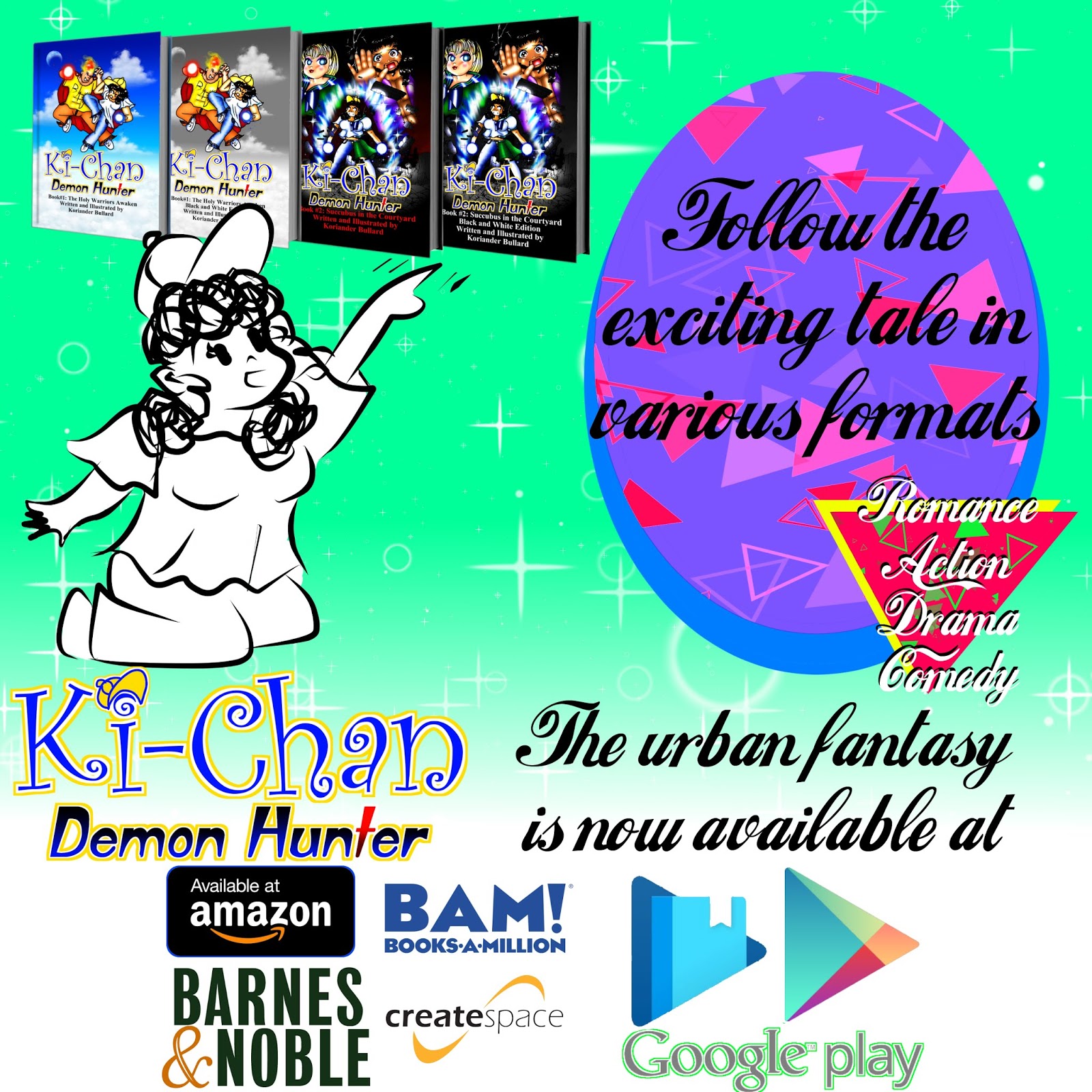 Ki-Chan hits Google Play Books! (And a note on formatting)