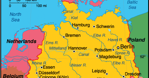 Kort over Europa Billede