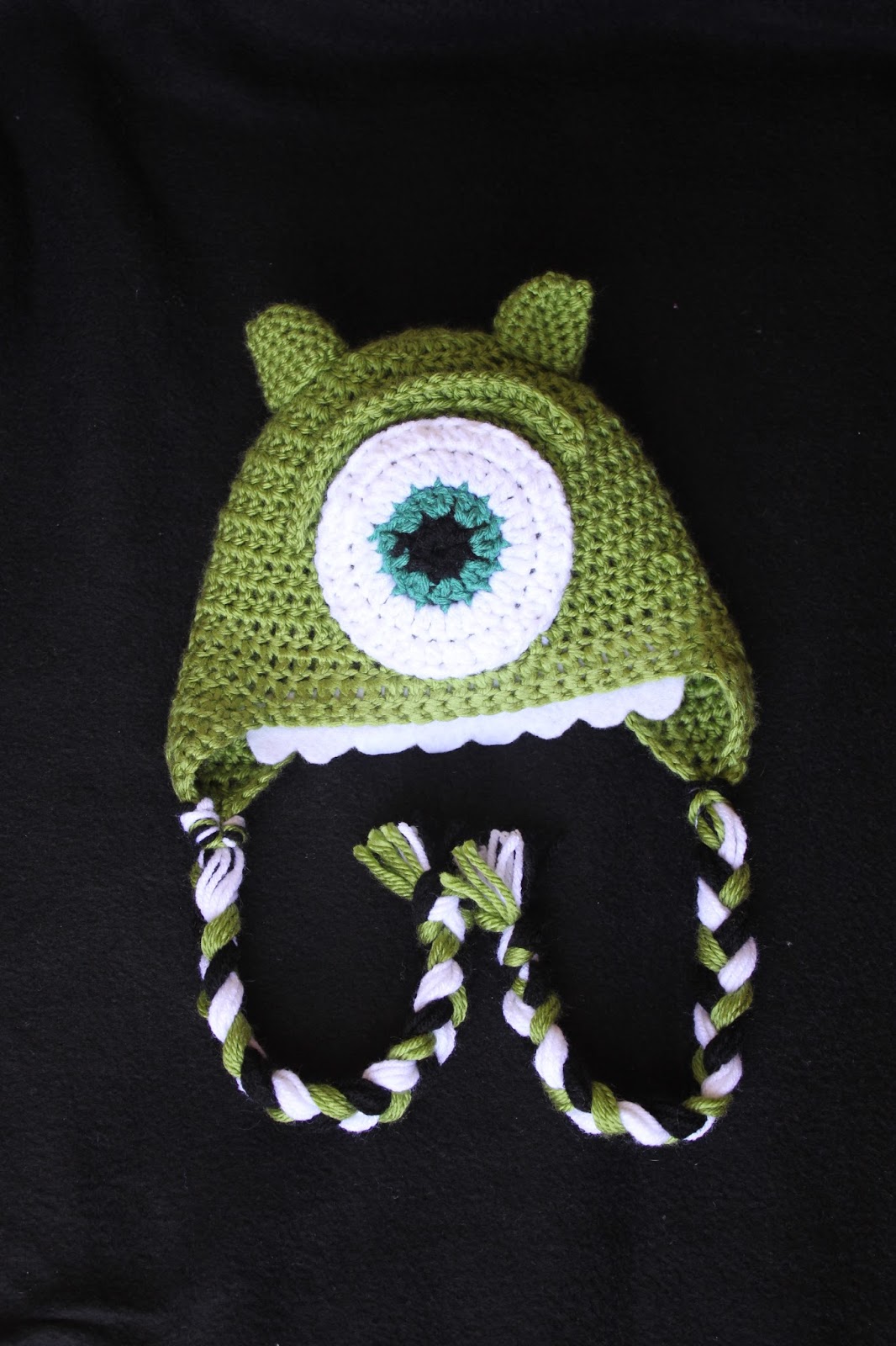 GouldThreads: Hand Knits and Crocheted Gifts : Monsters Inc. Hats