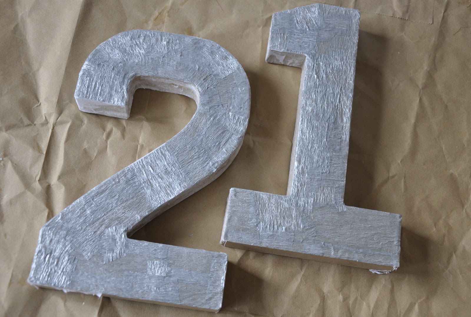 Decoupage Numbers | The Things She Makes