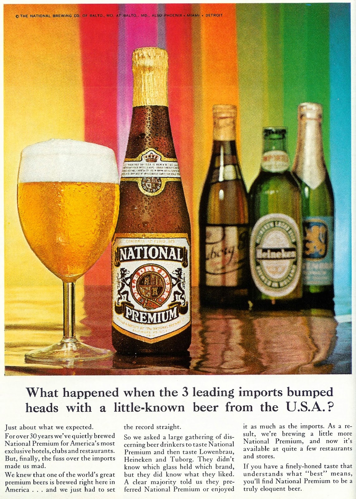 Sell Me Yesteryear: National Premium Beer