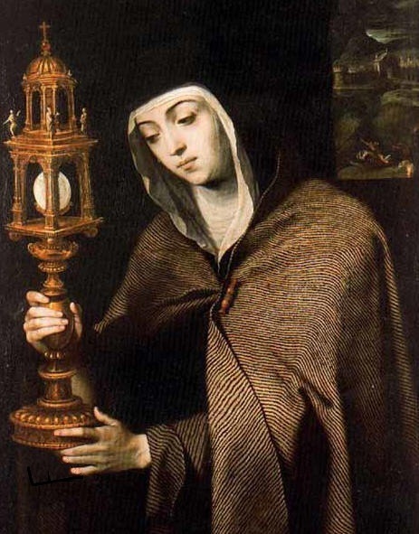 O justo vive da fé!: Santa Clara