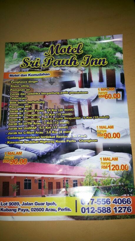 KOMUNITI ASTRA PERLIS: KEMUDAHAN PENGINAPAN RAKAN2 KE AGM NANTI...MOTEL ...