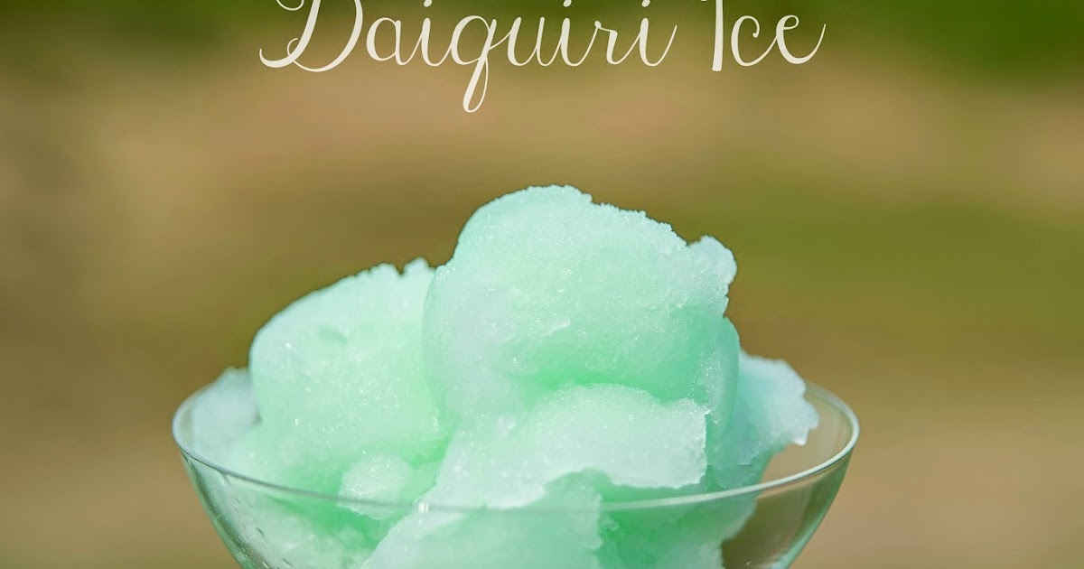 Baskin Robbins Inspired Daiquiri Ice Recipe