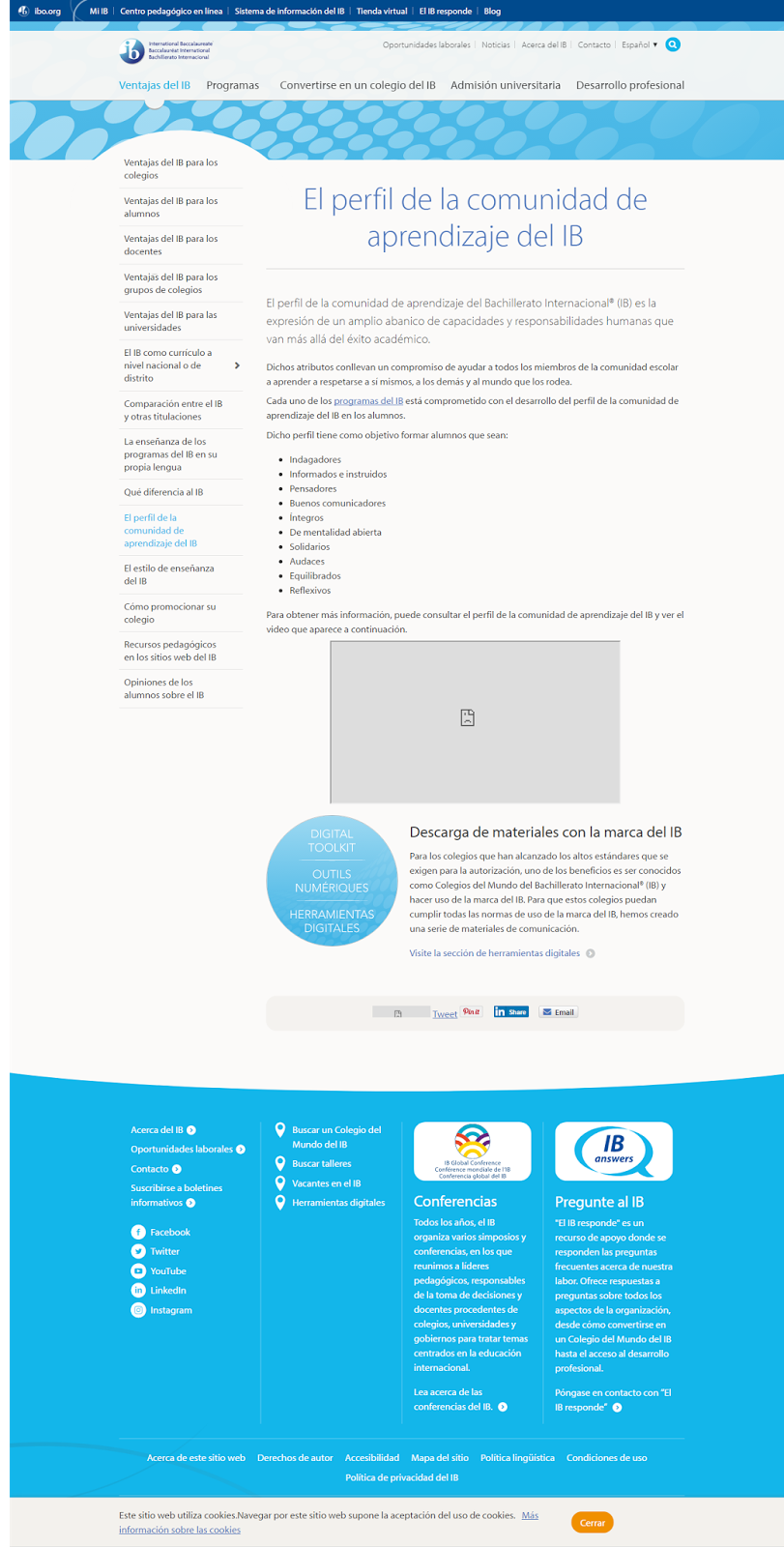 PERFILES DEL COAR Y DEL IB