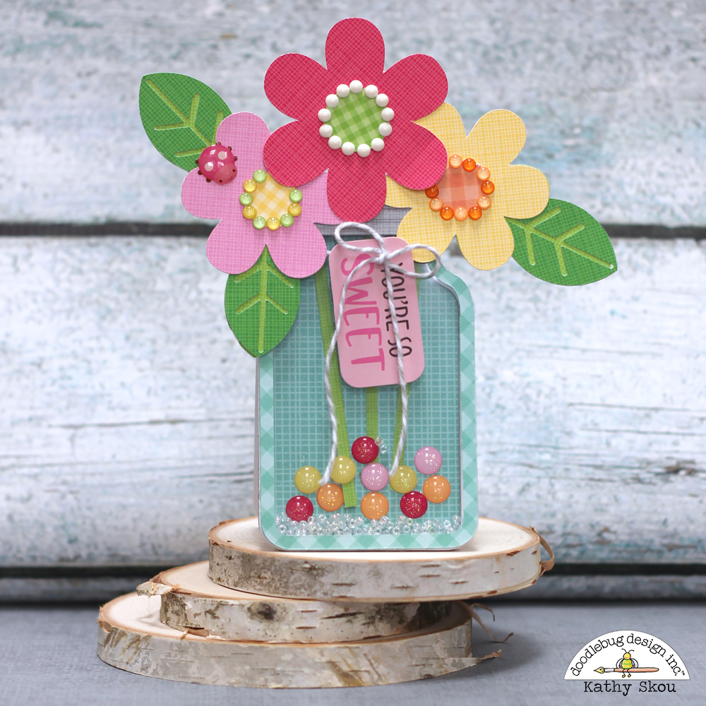 Doodlebug Design Inc Blog: Embellishing Focus: Sprinkle Cards with Kathy