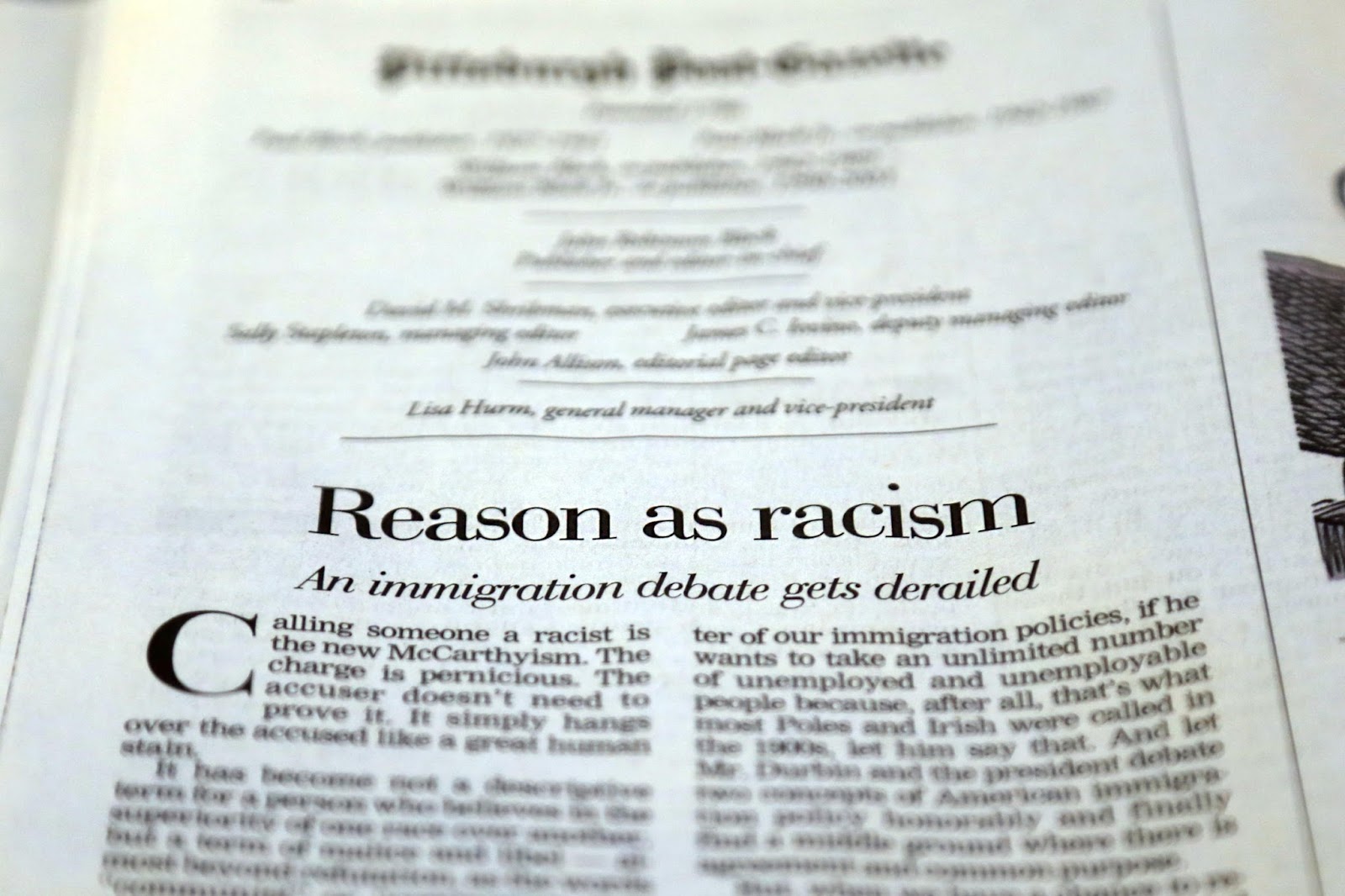 Buster's Blog: If You're Not One, Then Get Out